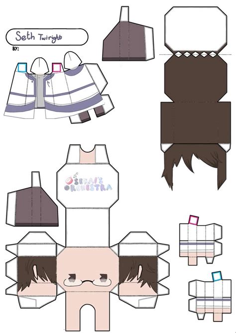 Seth Twiright By Star Paper Doll Template Paper Doll Printable