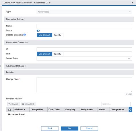 Creating Kubernetes Connector Fortimanager 7 6 0 Fortinet Document