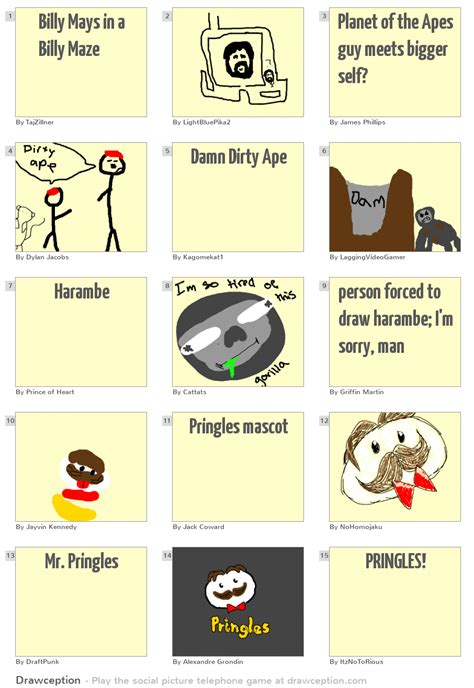 Billy Mays In A Billy Maze Drawception