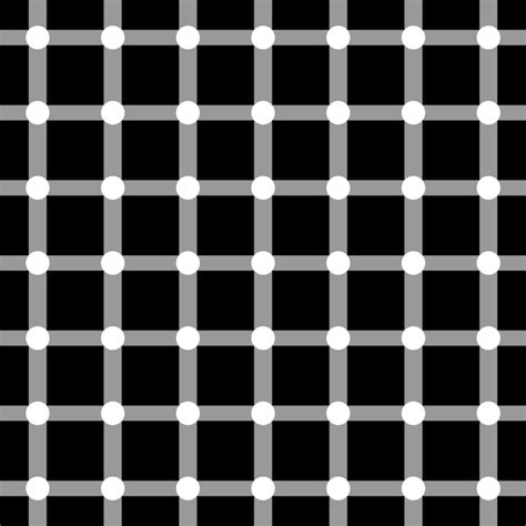 Premium Vector Scintillating Grid Optical Illusion Pattern