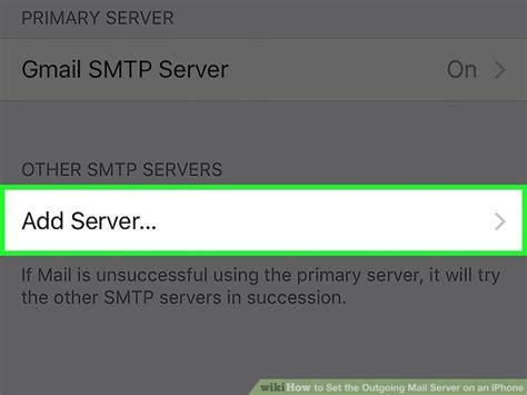 How To Set The Outgoing Mail Server On An IPhone 9 Steps