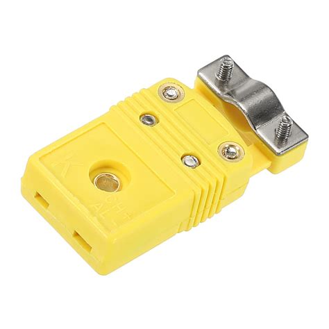 E Type Thermocouple Wire Connectors Male Female Plug Adapter With