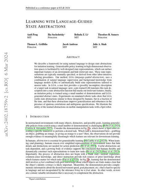L L G S A Earning With Anguage Uided Tate Bstractions Pdf