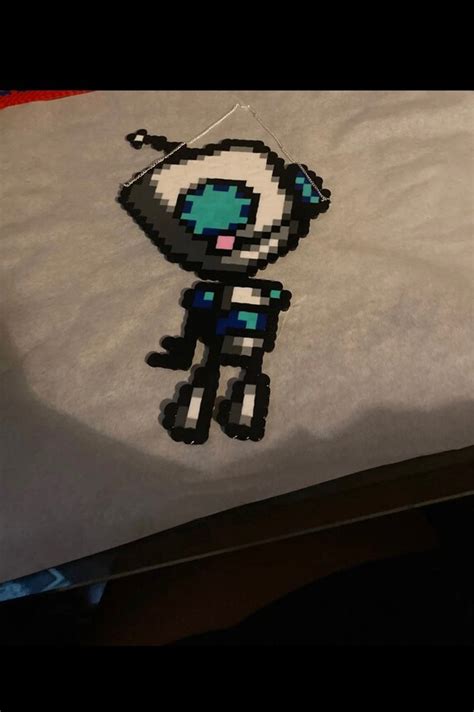 Gir From Invader Zim Perler Beads Etsy