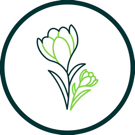 Crocus Vector Icon Design 16620830 Vector Art At Vecteezy