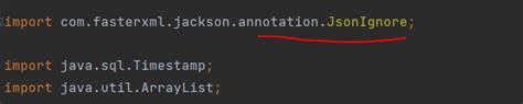 jsonignore annotation is not working azure java function app