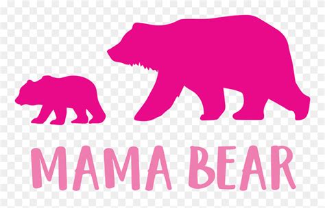 Download Mama Bear Cutting Files Svg Dxf Pdf Eps Included Clipart