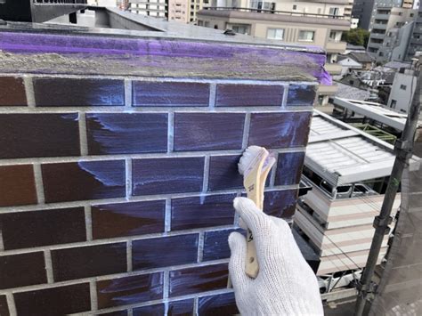 京都市中京区 Mビル様 外壁タイル塗膜防水工事 京都府京都市の防水工事リフォーム屋根工事雨漏りサッシバルコニーならケージー