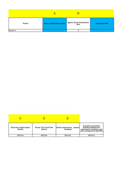 Route Computation With Formula Pdf