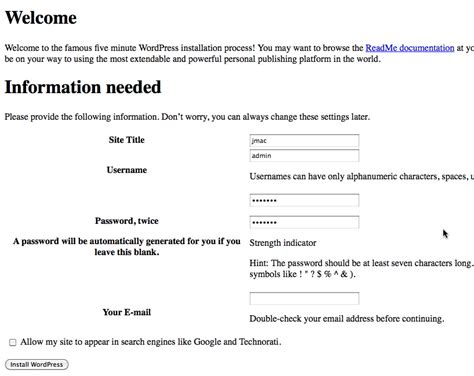 Mysql How Do I Resolve Page Cannot Be Displayed Issue While Configuring A Wordpress Blog