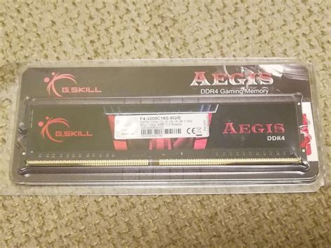 Оперативная память G Skill Ddr4 Aegis 8gb 3200mhz Cl16 1 35v F4 3200c16s 8gis — купить в