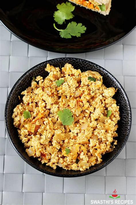 Paneer Bhurji Recipe Swasthis Recipes