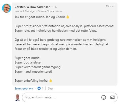 Jan Kronborg Christiansen Slog Noget Op På Linkedin