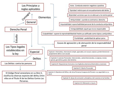 Derecho Penal Especial Mapa Conceptual