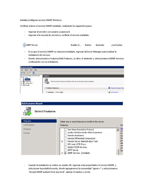 procedimiento instalar snmp windows pdf