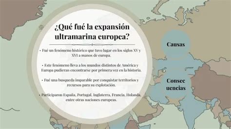 La Expansión Ultramarina Resumen Y Consecuencias En Pocas Palabras