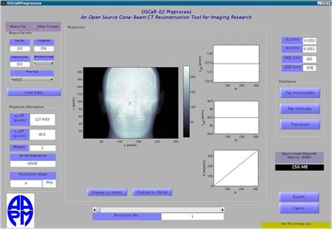 Open Source Cone Beam Reconstructor Oscar