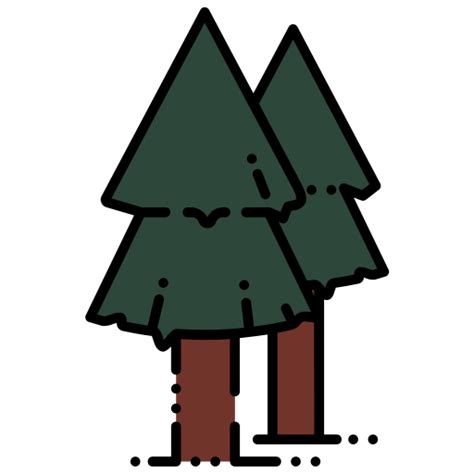 Trees Generic Outline Color Icon