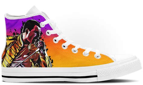 Freddie Mercury High Top Shoes Designer Canvas Sneakers