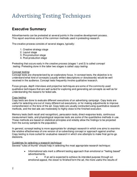 Tested Advertising Methods