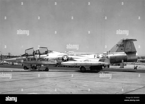 A Lockheed F 104d 5 Lo Starfighter At China Lake Featuring A Syscom