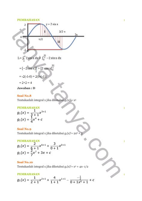 Contoh Soal Integral Pdf