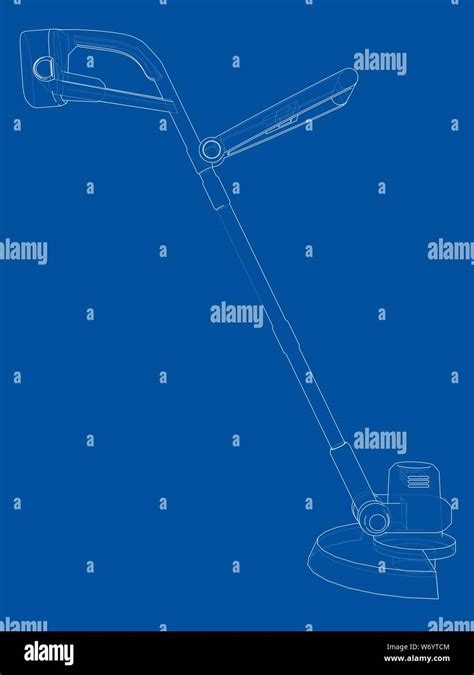 Outline Trimmer Grass Cutter Vector Stock Vector Image And Art Alamy