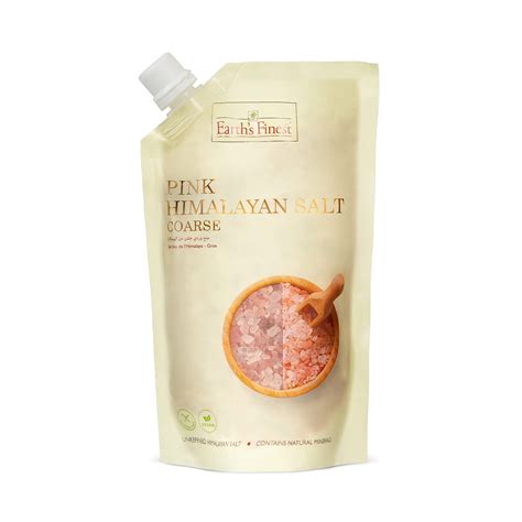 Buy Earth S Finest Pink Himalayan Salt Coarse 500g Pure Natural High In Minerals