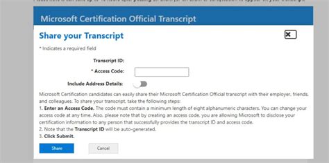 how to share your microsoft certification transcript thomas maurer