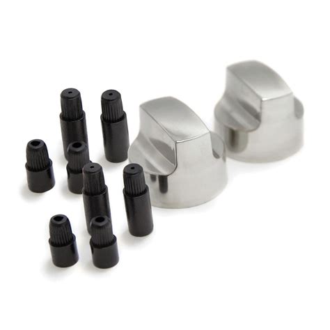 Grillpro Universal Chrome Knobs 2 Pack Bbqguys
