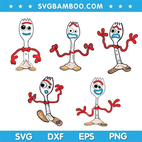 Forky Toy Story Svg Bundle Disney Pixar Forky Svg Bundle Toy Story 4