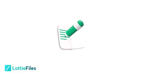 Notepad Animation On Lottiefiles Free Lottie Animation