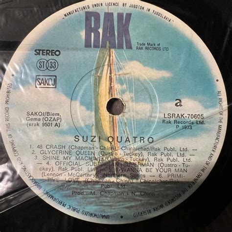 Suzi Quatro – Suzi Quatro - hot-vinyl.com
