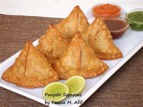 Punjabi Samosas Fauzias Kitchen Fun Eten En Drinken Recepten Eten