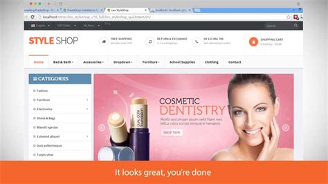 How To Install Prestashop 1 6 Quickstart By Leotheme YouTube