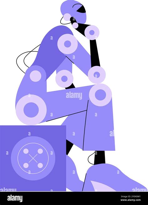 robot in thinker pose symbolizing ai contemplation artificial