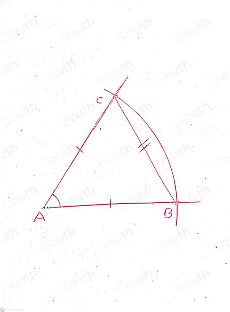 Solved Using The Compass And Ruler Construct A Congruent Angle With