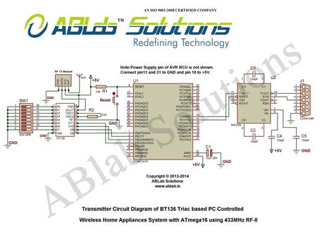 How To Design A BT136 Triac Based PC Controlled Wireless Home