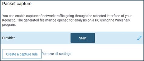 Network Packet Capture Keenetic