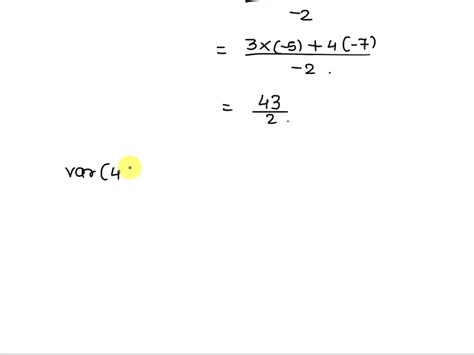 Solved Suppose That X And Y Are Random Variables Such That X 34
