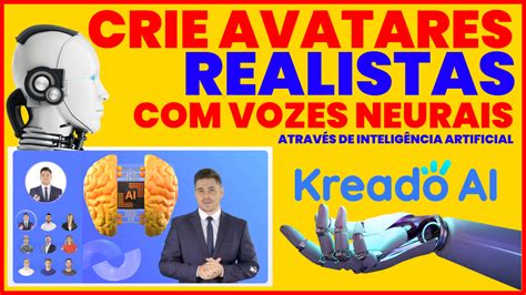 Kreado AI Crie Avatares Realistas Para Canais Darks No YouTube Em 2023
