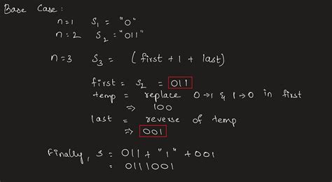 Solution Using Recursion — 1545 Find Kth Bit In Nth Binary String By Youniqdexterous Medium
