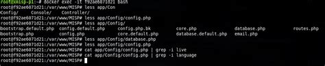 MISP Server Configuration Resets If Container Stop And Restart Issue MISP Docker Misp