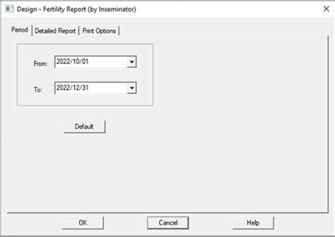 Fertility Report By Inseminator