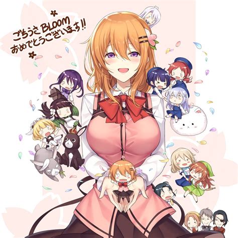 Kafuu Chino Hoto Cocoa Kirima Syaro Tippy Tedeza Rize And 12 More