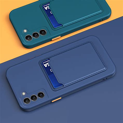 Sunsky สำหรับ Samsung Galaxy A14 5g Skin Feel Card Tpu ปุ่มสีคอนทราสต