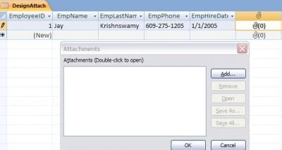 Working With Attachment Data Type In Microsoft Access Expert Zone Cimaware Software