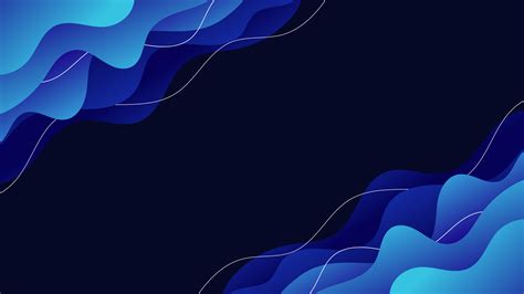 Blue Abstract Background Waves Desktop Wallpaper 12847797 Vector Art At Vecteezy