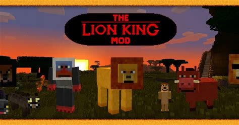 Roi Lion Mod Minecraft La Terre Des Lions Minecraft Bpjn
