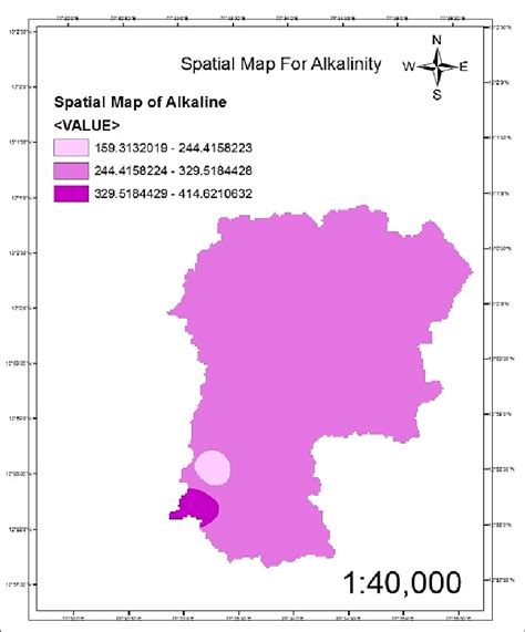 Spatial Map For Alkalinity Download Scientific Diagram